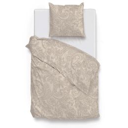 ZO HOME Bettw&auml;sche &raquo;Paisley-di-Lino&laquo; 2 Stk. tlg. Bettw&auml;sche aus 100% Baumwolle, hochwertiges Renforc&eacute; Sandy-Beige Obermaterial: 100% Baumwolle B/L:...