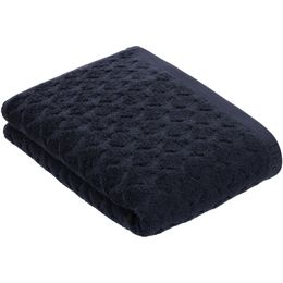 Esprit Badetuch &raquo;Modern Grid&laquo; Hoch-Tiefstruktur in Steppoptik navy blue Obermaterial: 100% Baumwolle B/L: 67 cmx140 cm