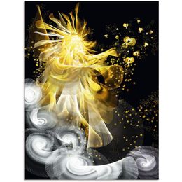 Artland Alu-Dibond-Druck &raquo;Goldener Schutzengel&laquo; klassische Fantasie 1 Stk. tlg. f&uuml;r Innen- und Au&szlig;enbereich geeignet, Outdoorbild Farbe Bild(er):...