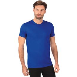 TRIGEMA T-Shirt »Slim Fit T-Shirt aus DELUXE Baumwolle« 1 Stk. tlg. royal S S DELUXE-Single-Jersey