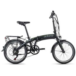 Adore »Cologne« 6 Gang Shimano Tourney Schaltwerk Kettenschaltung Heckmotor 250 W Pedelec, Elektrofahrrad für Damen u. Herren schwarz+schwarz