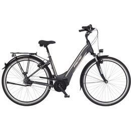 FISCHER BIKE FISCHER FAHRRAD »CITA 5.0i 504« 7 Gang Nabenschaltung Mittelmotor Pedelec, Elektrofahrrad für Damen u. Herren schiefergrau matt