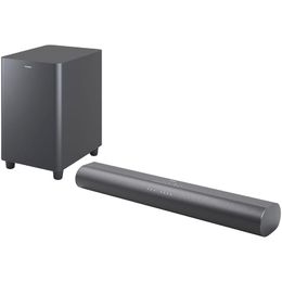 Philips Soundbar »TAB6100« 2.1 (Bluetooth Lautstärkeanpassung USB-Wiedergabe 80 W) Mattgrau HDMI-eARC