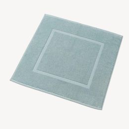Christy Badematte »Organic« Höhe 4 mm fußbodenheizungsgeeignet Luxus Badematte 850g/m² - 100% Bio-Baumwolle, 60 x60, 2er-Set haze Obermaterial:...