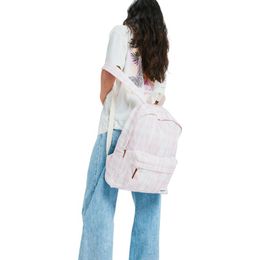 Roxy Tagesrucksack »Sugar Baby Canvas 16L« Pink Tule Tropical Tie Dye Material: bedrucktes Canvas