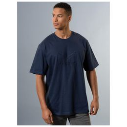 TRIGEMA T-Shirt »Heavy Oversized T-Shirt mit 3D-Motiv« 1 Stk. tlg. night-blue S S HEAVY -Single-Jersey