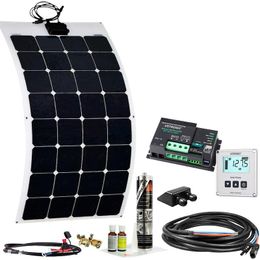 OFFGRIDTEC Solaranlage &raquo;Wohnmobil Solaranlage SPR-F 120W 12V EBL optional&laquo; Flexibles High-End Solarmodul schwarz Zus&auml;tzlich verf&uuml;gt das Modul &uuml;ber...