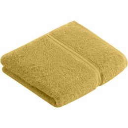 Vossen Handtuch »Belief« Chenille-Struktur curry Obermaterial: 100% Baumwolle B/L: 50 cmx100 cm