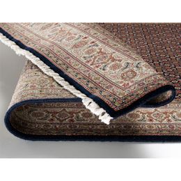 OCI DIE TEPPICHMARKE Teppich &raquo;CAVARI HERATI&laquo; rechteckig 4 mm H&ouml;he Wohnzimmer schwarz/creme Obermaterial: 97% Wolle, 3% Seide B : 60 cm 1 Stk.