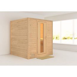 Karibu Sauna »Menja« Set, ohne Ofen naturbelassen 0