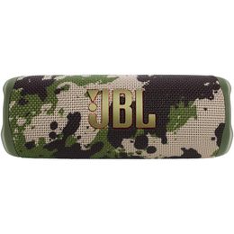 JBL Bluetooth-Lautsprecher »FLIP 6« (Bluetooth 30 W) camouflage IP67 wasserdicht und staubfest