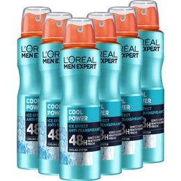 L'Oréal L'ORÉAL PARIS MEN EXPERT Deo-Spray »Deo Spray Cool Power 48h« mit hoher Zuverlässigkeit transparent Deodorante von L'Oreal Men Expert
