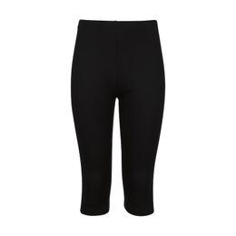 TRIGEMA Leggings »Capri-Leggings aus Baumwolle/Elastan« schwarz 128 - Normalgrößen Normalgrößen 128 Elastischer Feinripp