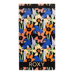 Roxy Badeponcho »Cold Water Printed« Anthracite Flower Jammin Einheitsgröße Einheitsgröße Stoff: Bedruckter Frottee-BaumwollStoff