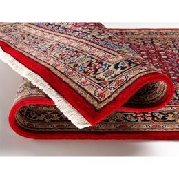 OCI DIE TEPPICHMARKE Orientteppich &raquo;HIMLA BIDJAR&laquo; rechteckig 20 mm H&ouml;he hochwertig, von Hand gekn&uuml;pft, mit Fransen, Wohnzimmer rot/blau...
