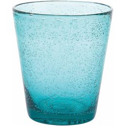 VILLA D'ESTE Gläser-Set »Cancun Satin aquamarin« Wassergläser-Set, 6-teilig, Inhalt 330 ml türkis