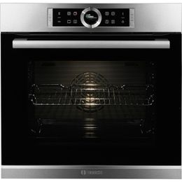 Bosch Einbaubackofen Serie 8 »HBG635BS1« mit Teleskopauszug nachrüstbar mit ecoClean Direct mit Pizzastufe silberfarben