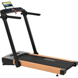 Christopeit Sport Laufband »2 in 1 S« bis max. 14 km/h, klappbar schwarz - holz