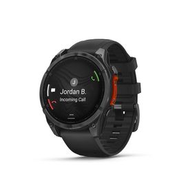 Garmin Smartwatch »fenix 8 - 47 mm« (3, 6 cm / 1, 4 ′′) Schwarz/Dunkelgrau