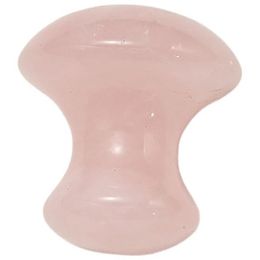 Firetti Massagestein »Geschenk Edelstein Farbstein Halbedelstein Walze« Made in Germany - Rosenquarz rosa Rosenquarz Gesichtsmassagestein