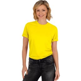 TRIGEMA T-Shirt »T-Shirt DELUXE Baumwolle« 1 Stk. tlg. citron XL XL DELUXE-Single-Jersey