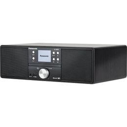Panasonic Stereoanlage »DM202« (Bluetooth Digitalradio (DAB+) FM-Tuner UKW mit RDS 24 W) schwarz Zusätzliche Medienvielfalt dank CD Player,...