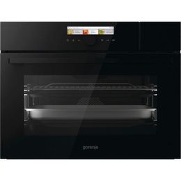 Gorenje Dampfbackofen &raquo;BCS 598 S24BG&laquo; mit 1-fach-Teleskopauszug mit Aqua-Reinigungsfunktion schwarz