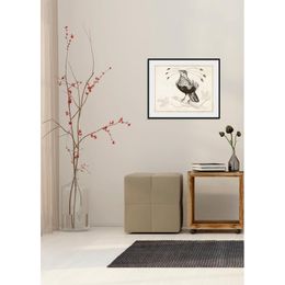 queence Bild »Ann-Sophie« Kunst Vogelbilder Vögel historische Ereignisse 1 Stk. tlg. HD Premium Poster-Druck inkl. Holzrahmen Farbe Rahmen:...