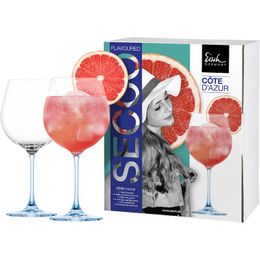 EISCH GERMANY Cocktailglas »SECCO FLAVOURED« Côte d`Azur, Handarbeit, 735 ml, 2tlg., Made in Germany aqua
