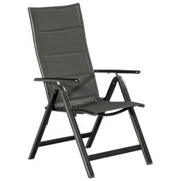 Merxx Gartensessel &raquo;Taviano&laquo; Set, 2 Stk. tlg. klappbar graphit/anthrazit