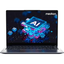 Medion Notebook »SPRCHRGD 14 S2« 35, 56 cm / 14 ′′ Intel Core Ultra 7 ARC 1.000 GB SSD Grau