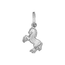 Vivance Kettenanh&auml;nger &raquo;925/- Sterling Silber Pferd&laquo; () wei&szlig; one-size Niedlicher Anh&auml;nger aus 925/- Sterling Silber