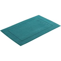Esprit Badematte »Solid« Höhe 8 mm fußbodenheizungsgeeignet schnell trocknend Badteppich, Uni Farben, mit Logo Stickerei Hotelmatte teal...