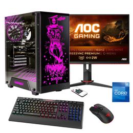 Hyrican Gaming-PC-Komplettsystem »Rockstar SET02330« 27 ′′ Intel Core i7 GeForce RTX 3060 16 GB RAM 1.000 GB SSD Windows 11, inklusive 27" Monitor...
