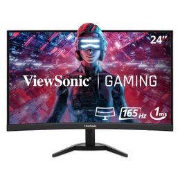 Viewsonic Gaming-Monitor »VX2468-PC-MHD« 61 cm/24 ′′ 1920 x 1080 px Full HD 2 Reaktionszeit 165 Hz schwarz
