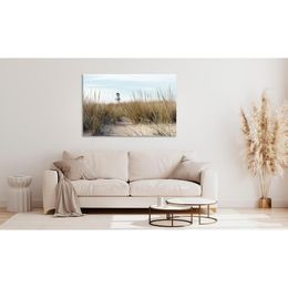 queence Acrylglasbild »Erasmus« Deutschland Düne Gräser Himmel Leuchtturm Meer Meer Bilder Spa Strand 1 Stk. tlg. Fine Art-Print in...