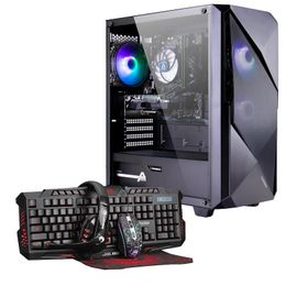 Hyrican Gaming-PC »Striker 7335« Windows 11 schwarz WLAN AC, ARGB-Beleuchtung Front, 1x PS/2,02x USB 2.0, 4x USB 3.2 Gen1 Typ A,3x Audio,1x RJ-45 port
