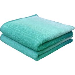 Dyckhoff Handtücher »Colori« 2x Handtücher, aus 100% Bio Baumwolle, 450 g/m² türkis Obermaterial: 100% Baumwolle B/L: 50 cmx100 cm