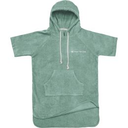 Tom Tailor HOME Badeponcho »Surf Poncho« 1 Stk. tlg., mit Bauchtasche fog green L/XL Länge: 120 cm bequemer Poncho für Sie + Ihn mit Kordel an...
