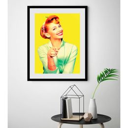 queence Bild »You can do it!« Art Bilder von Frauen Fashion Frau Kunst Magazincover Mode 1 Stk. tlg. HD Premium Poster-Druck inkl....