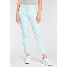 Herrlicher Stretch-Hose »Lovley Straight Satin Powerstrech« Straight Fit light aqua 31 - N-Gr N-Gr 31 Straight-Fit Hose von Herrlicher
