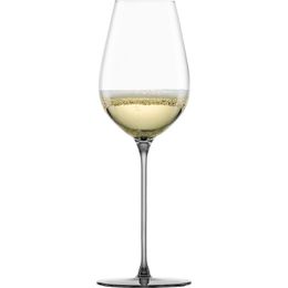 EISCH GERMANY Champagnerglas »INSPIRE SENSISPLUS« die Veredelung der Stiele erfolgt in Handarbeit, 400 ml, 2-teilig grau
