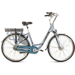 VOGUE BIKE »Basic« 7 Gang Shimano Nexus Schaltwerk Nabenschaltung Frontmotor 250 W Pedelec, Elektrofahrrad für Damen u. Herren blau+blau