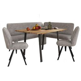 Home Affaire Eckbankgruppe »Mily Essecke, Sitzgruppe, Eckbankgruppe, Küchenbankgruppe« Set, 4er, 4 Stk. tlg. BESTSELLER Taupe grey + Schwarz...