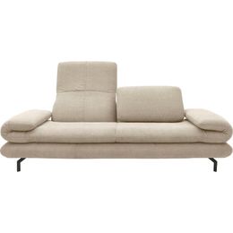 LOOKS by Wolfgang Joop 2-Sitzer »2-Sitzer-Sofa >>LOOKS XIII<<« Wahlweise mit Arm- und Kopfteilverstellung beige