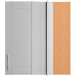 KOCHSTATION Eckh&auml;ngeschrank &raquo;KS-Ahus&laquo; Breite 80 x 45 cm grau
