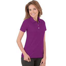 TRIGEMA Poloshirt »Poloshirt aus Baumwolle« 1 Stk. tlg. brombeer XS XS Piqué Qualität