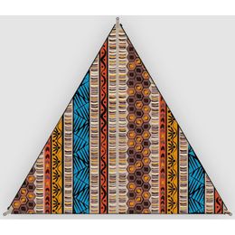 BENT Sonnensegel »Verbindbares Sonnensegel TC-Zip-Canvas Single« Afrika Druck / RV schwarz