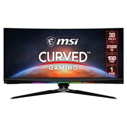 MSI Curved-Gaming-LED-Monitor »Optix MEG381CQRDE Plus« 95, 25 cm/37, 5 ′′ 3840 x 1600 px UWQHD+ 1 Reaktionszeit 175 Hz G-Sync Ultimate, Rapid IPS,...
