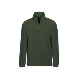 TRIGEMA Fleecejacke »Fleecejacke« 1 Stk. tlg. khaki M M Fleece-Qualität, innen und außen angeraut